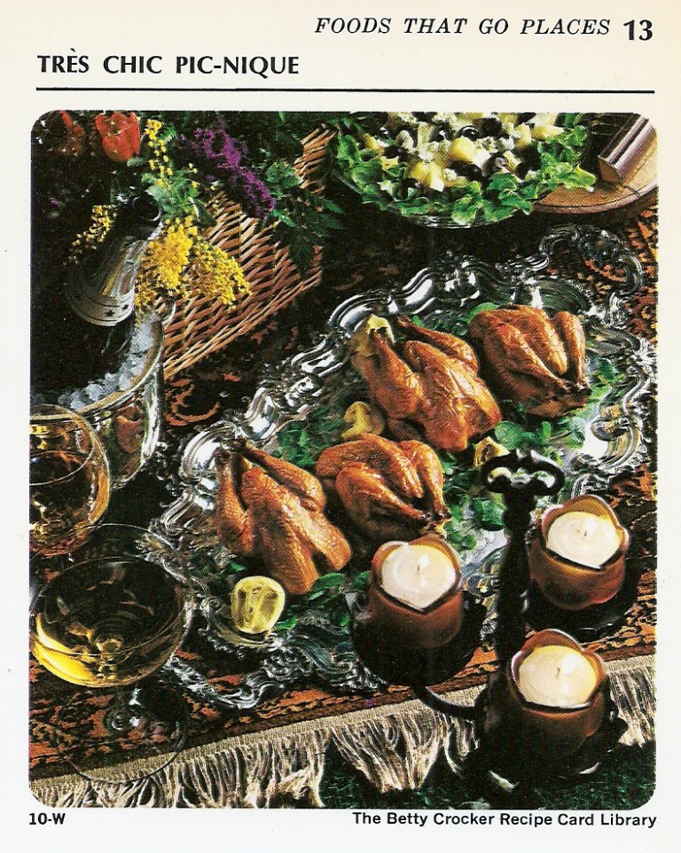 Très Chic Pic-Nique | Vintage Recipe Cards