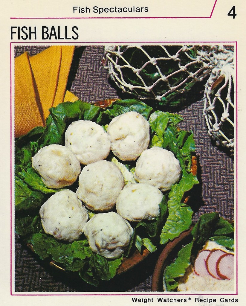 Fish Balls | Vintage Recipe Cards