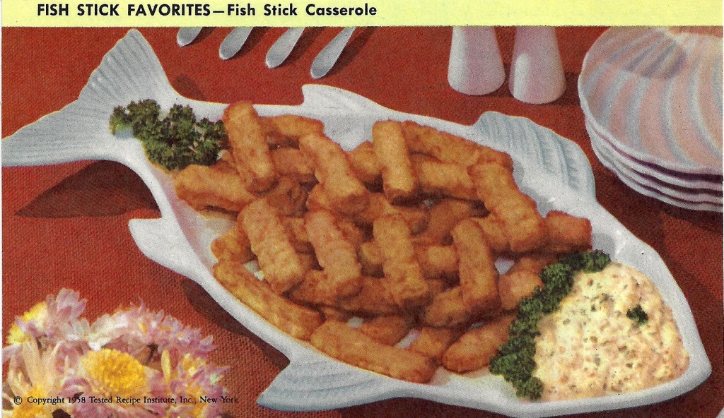 Fish Stick Favorites – Fish Stick Casserole | Vintage Recipe Cards