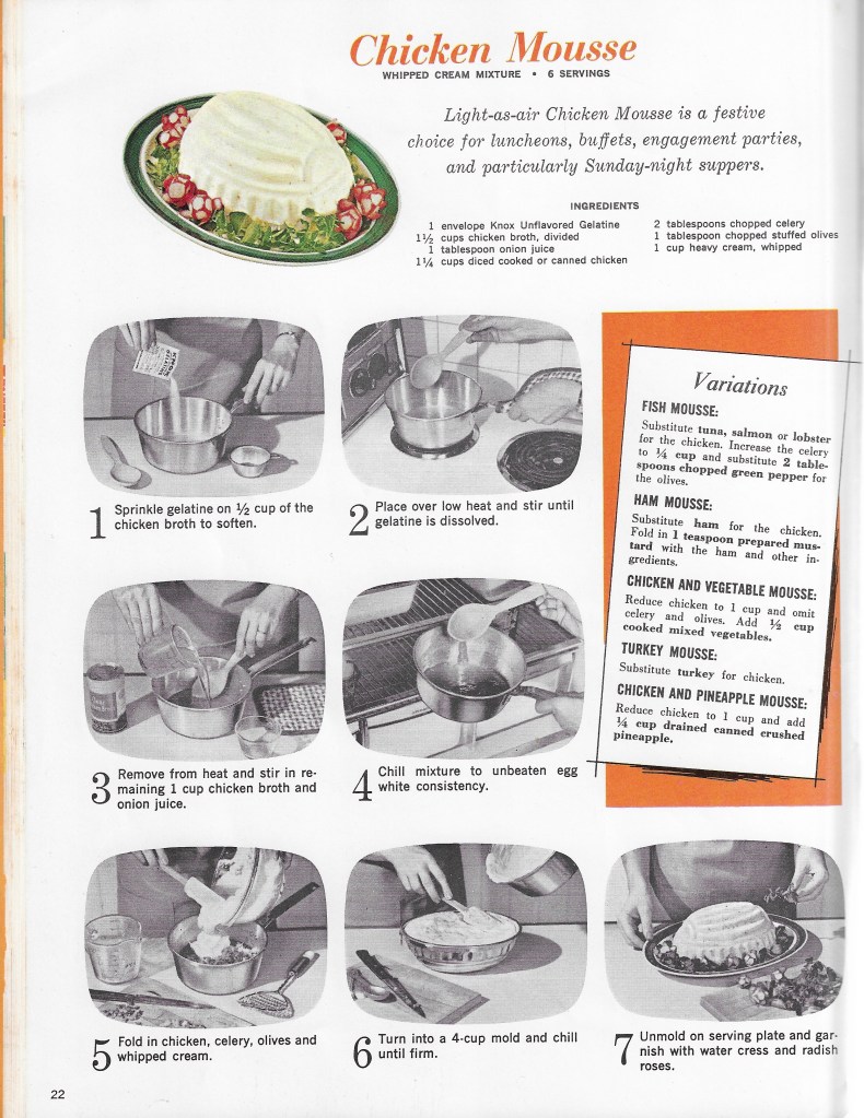 chicken_mousse_full | Vintage Recipe Cards